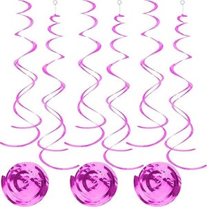 Dolly Parton Color Birthday Party Hanging Swirls Decorations I Dolly ...