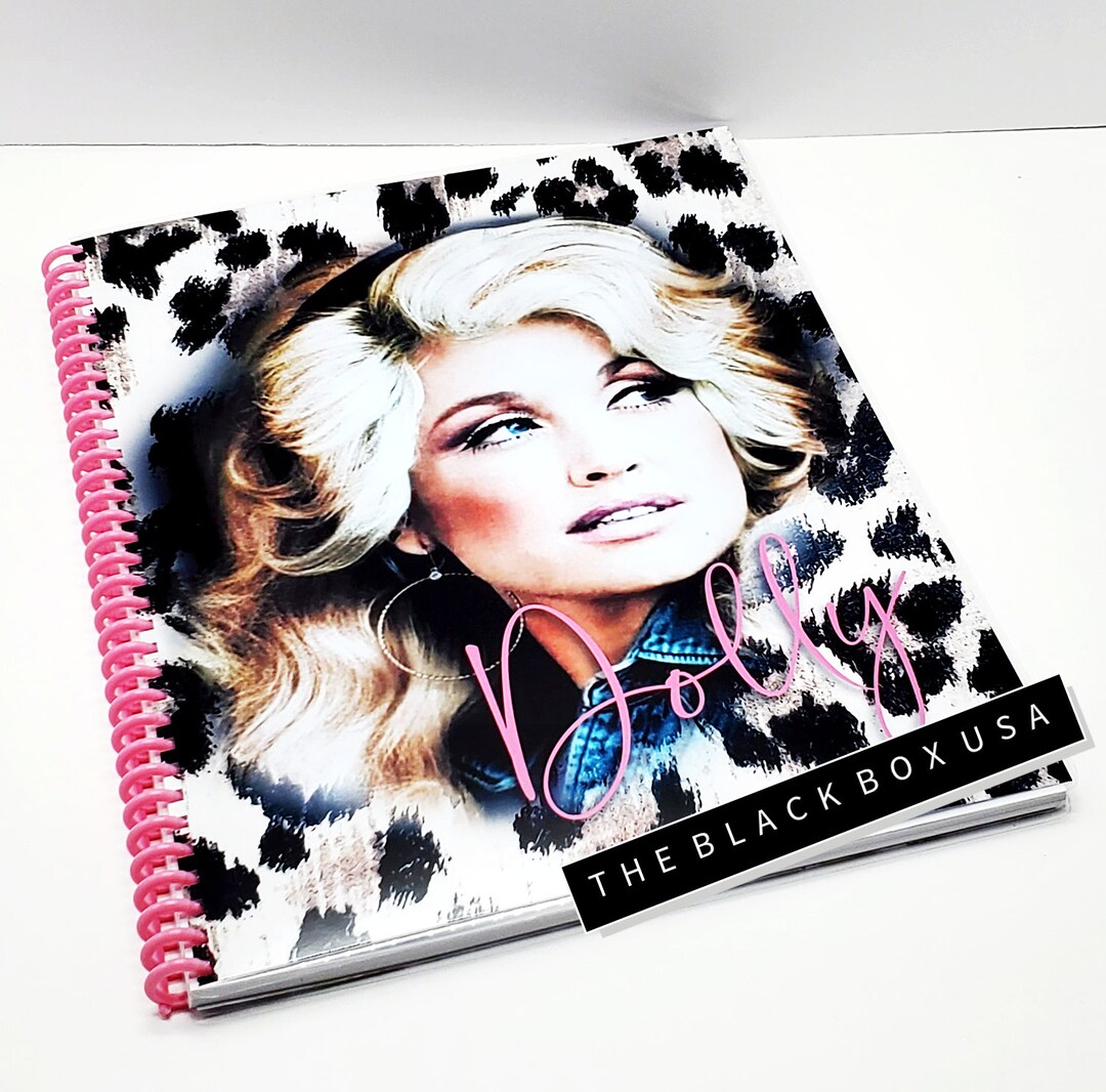 Dolly Cheetah Print Spiral Notebook Spiral Journal Ruled Line Dolly I ...