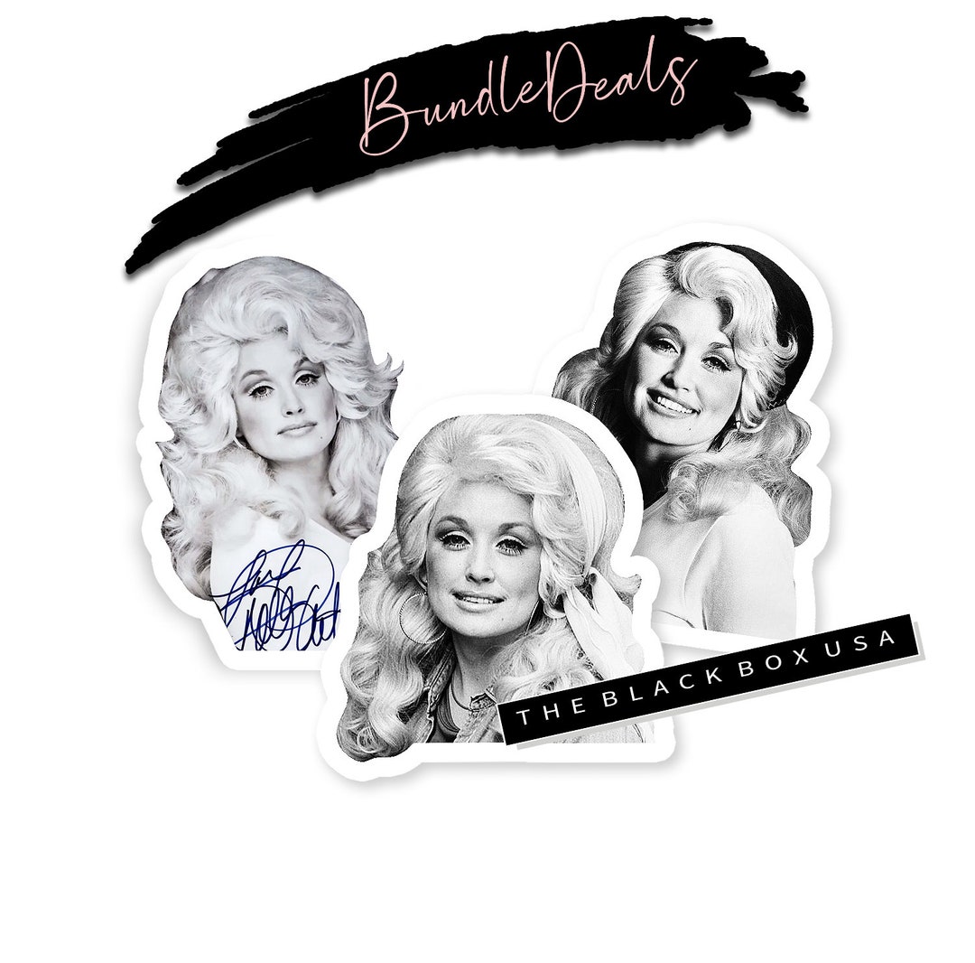 Dolly Black and White Vinyl Stickers Bundle I Dolly I Birthday Party ...
