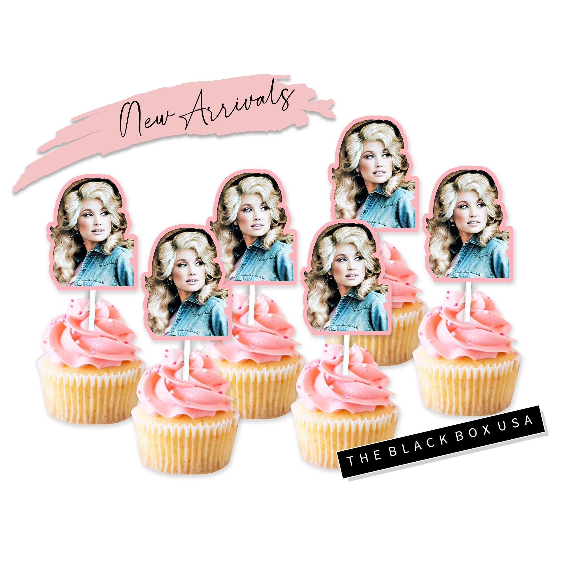 Dolly Color Pop-out Birthday Party Supplies I Cake Topper With Happy ...