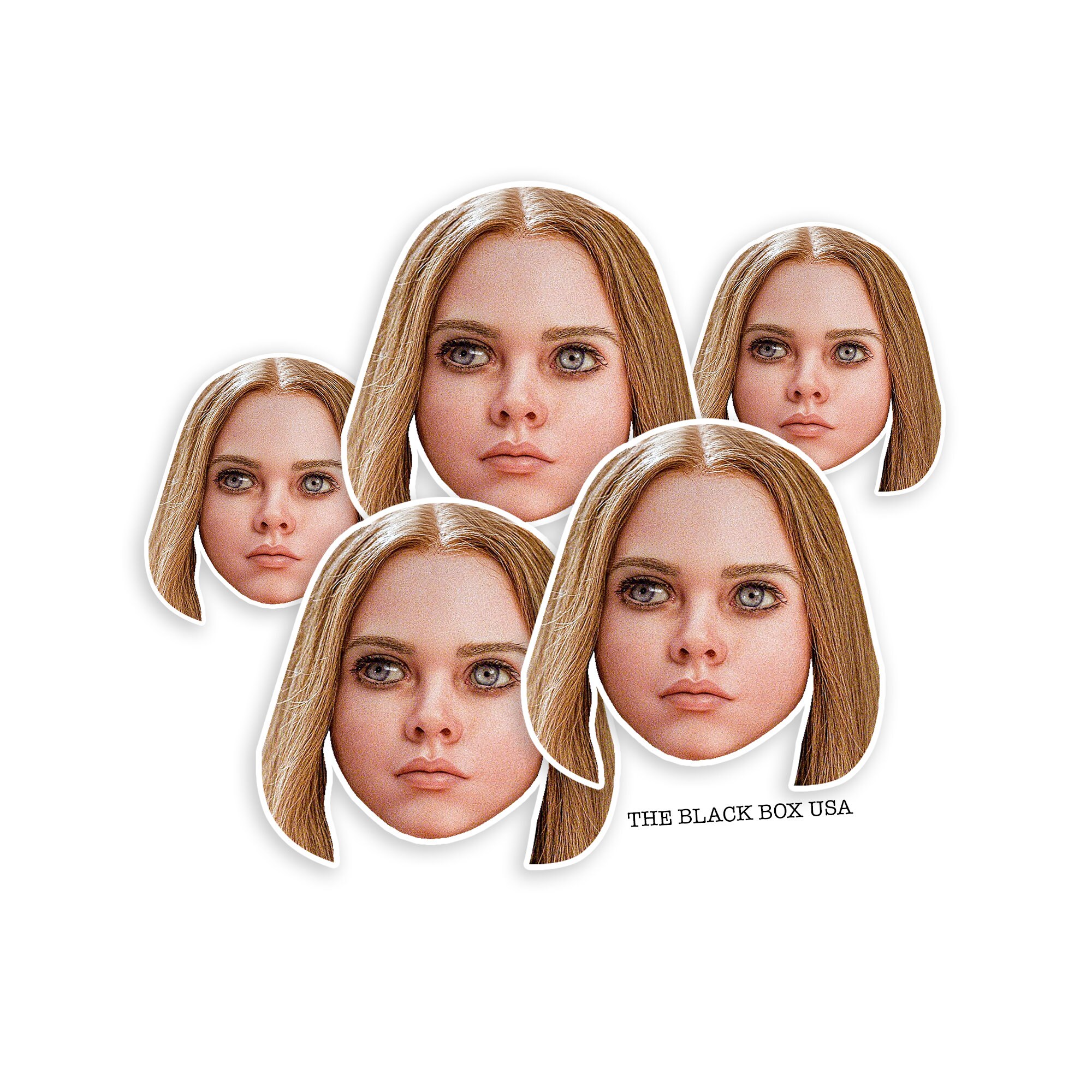 M3gan Face Stickers I M3gan Birthday Party Supplies I Decorations I ...