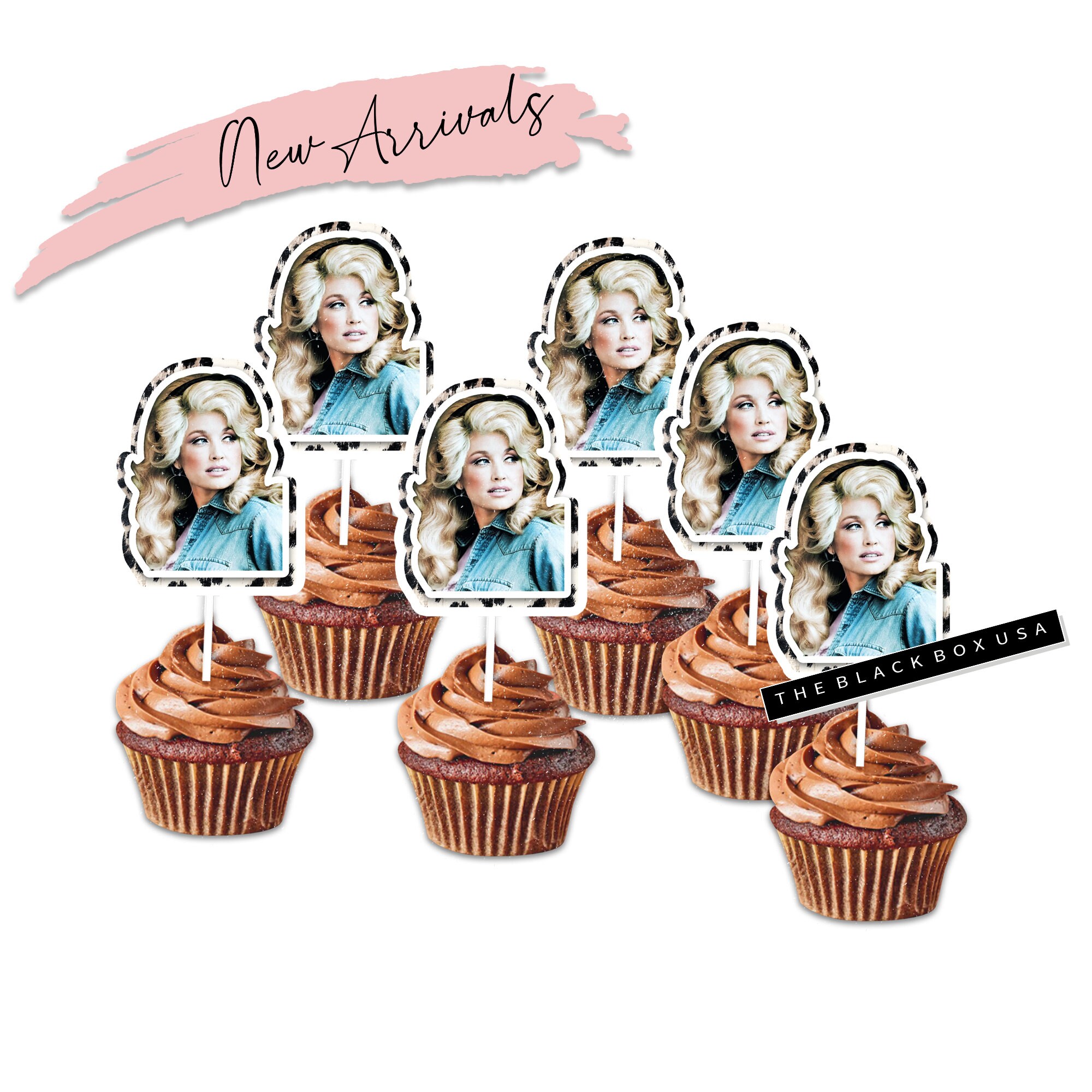 Dolly Color Pop-out Birthday Party Supplies I Cake Topper With Happy ...