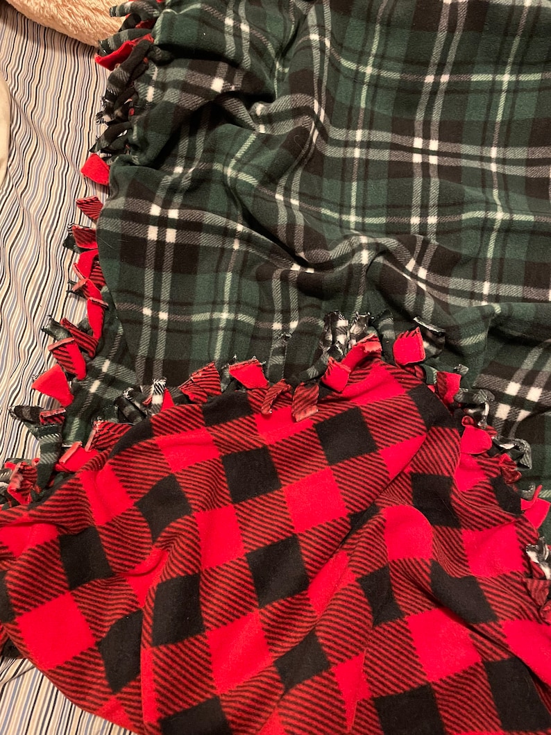 Custom No-sew Tie Blanket - Etsy