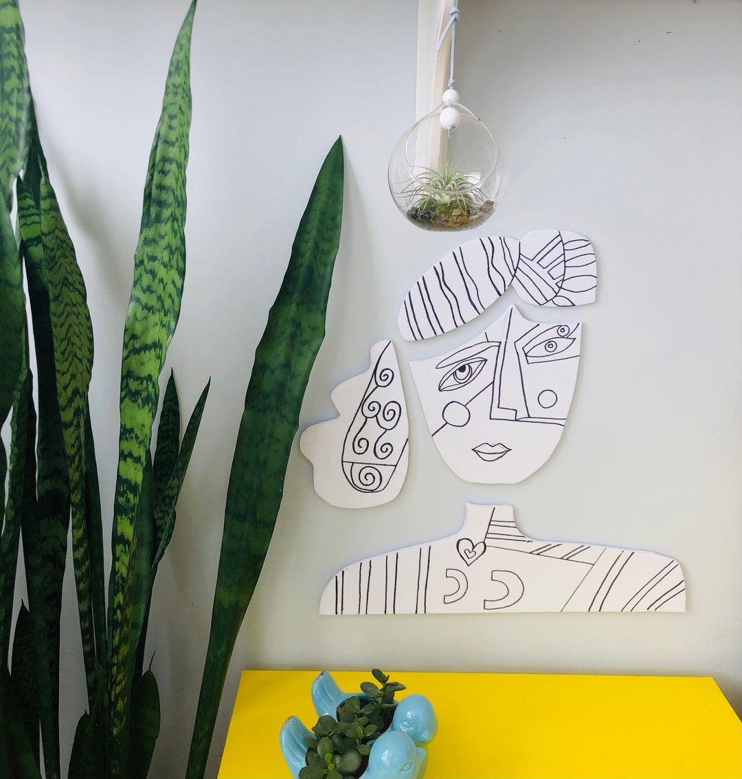 Cubism Art Project/diy Art/kids Kit/picasso/children Kit/ Wall - Etsy
