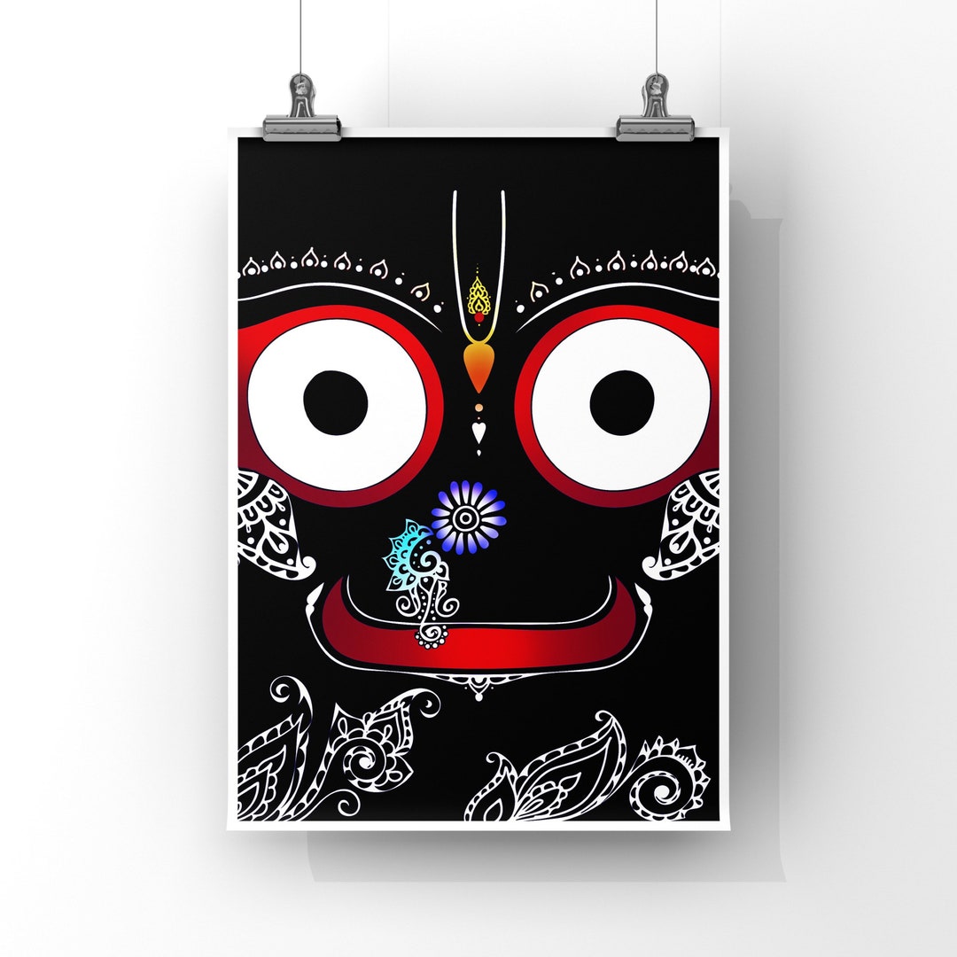 Digital Art Print jagi Lord Jagannatha Original Digital Artwork by ...