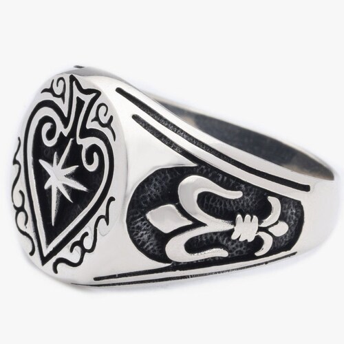 Ace of Spade Ring - Etsy