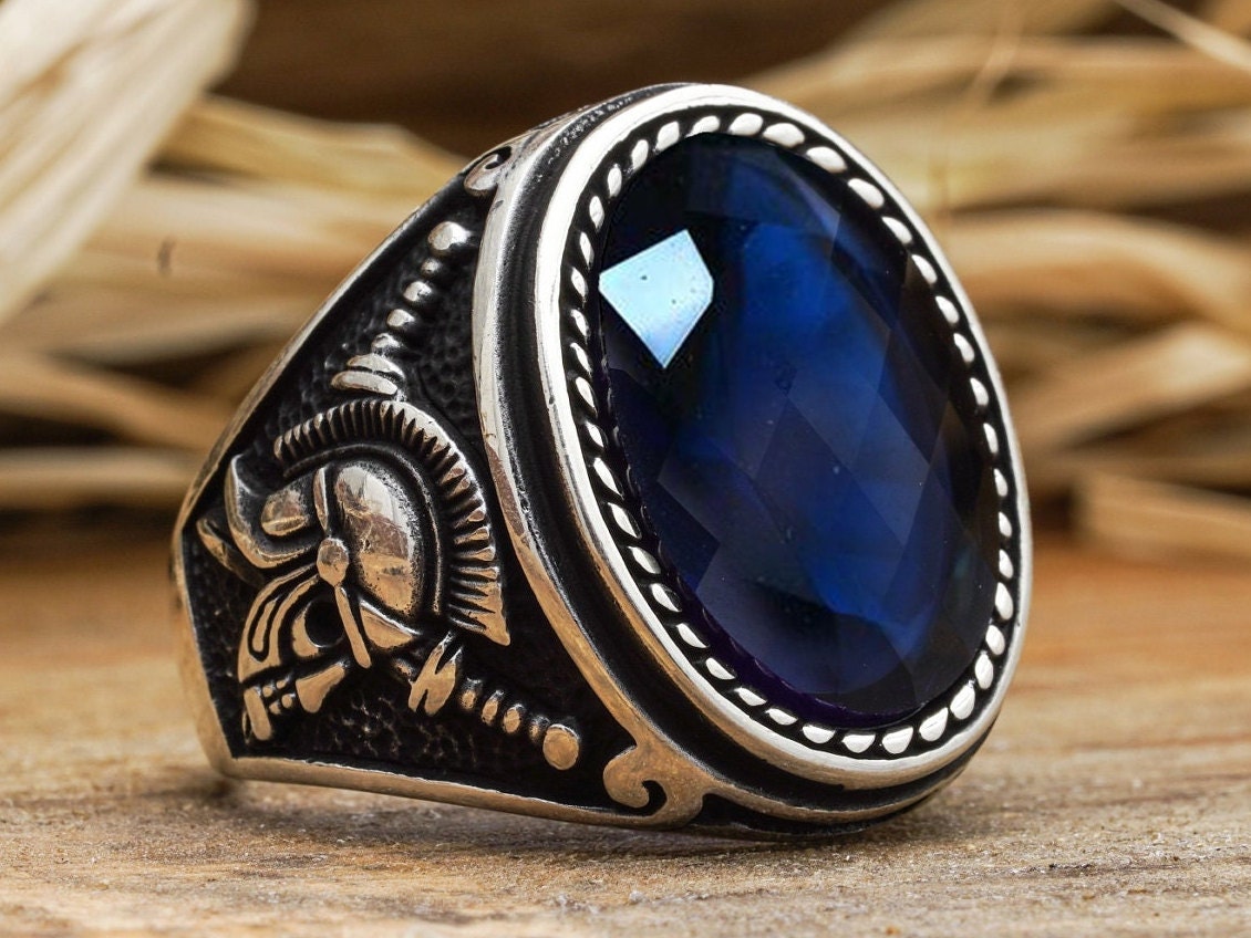 Blue Zircon Class Ring