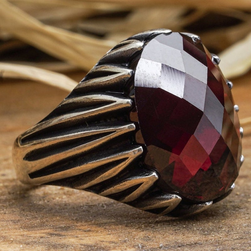 Large Garnet - Etsy