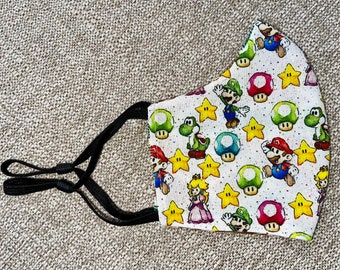 Mario Face Mask - Etsy