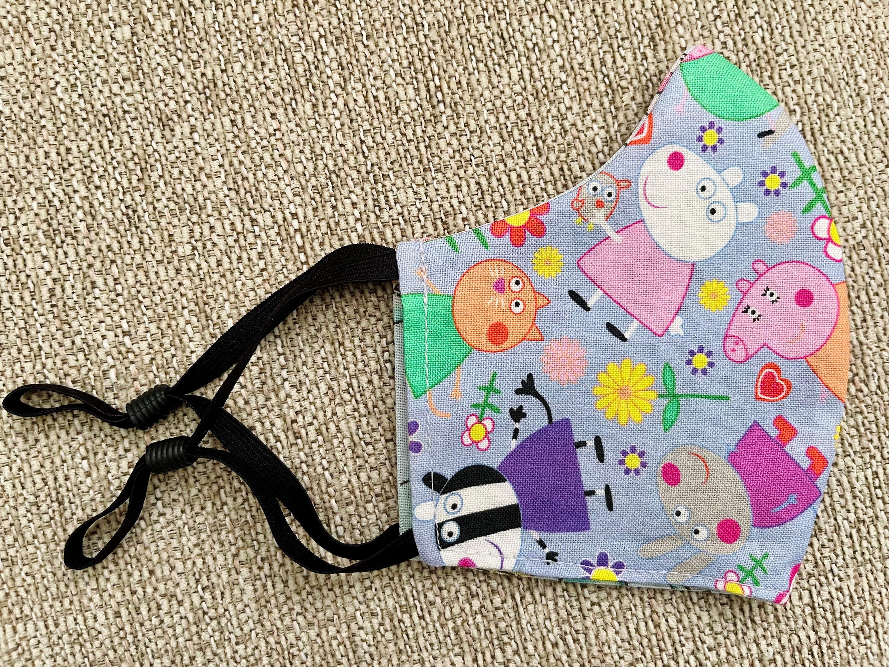 Princess Peppa Pig Face Mask - Etsy