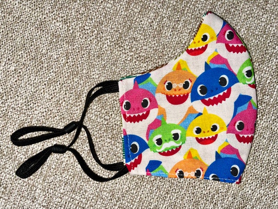 Baby Shark Face Mask - Etsy