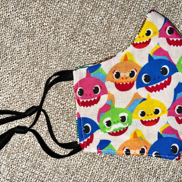 Shark Face Mask - Etsy