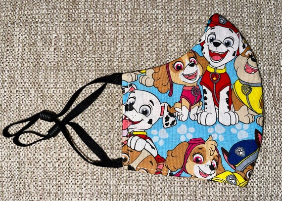 Paw Patrol Face Mask - Etsy