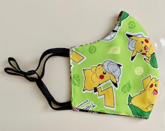 Pikachu Face Mask - Etsy