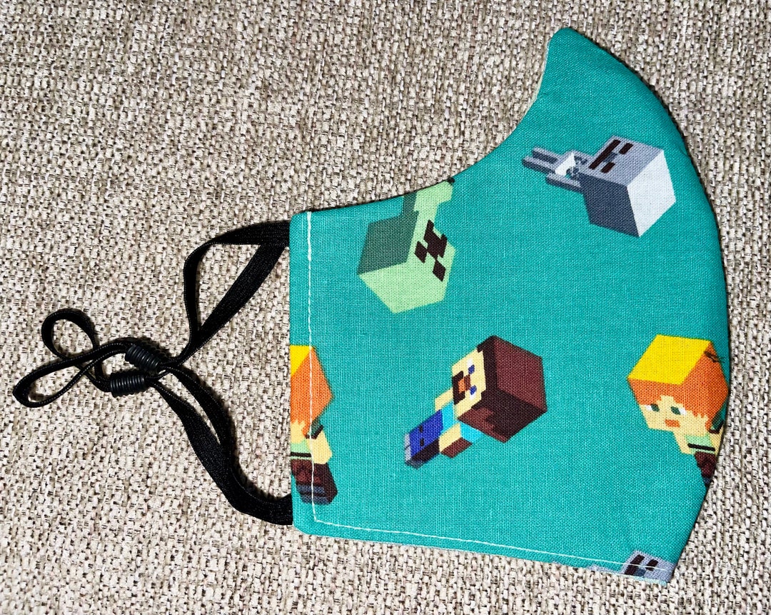 Minecraft Packed Face Mask - Etsy