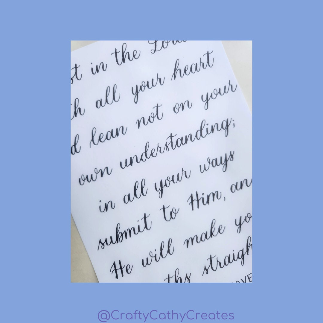 Modern Calligraphy Digital Printable Bible Verse Proverbs 3:56 - Etsy