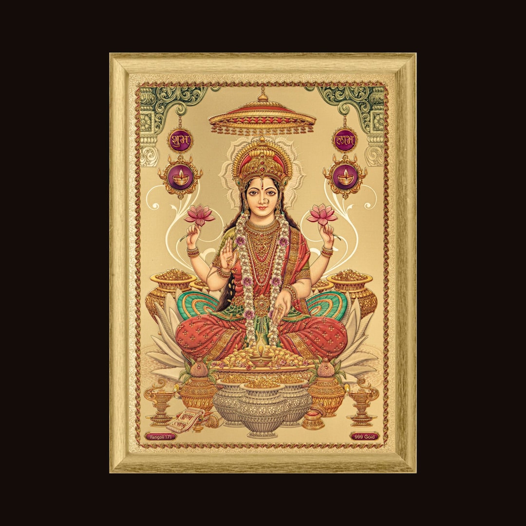 Lakshmi, Print Framed in a Golden Frame or Unframed - Etsy