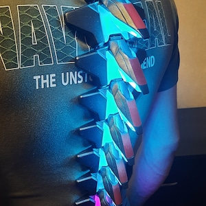 Cyberpunk Spine - Black Metallic - Etsy