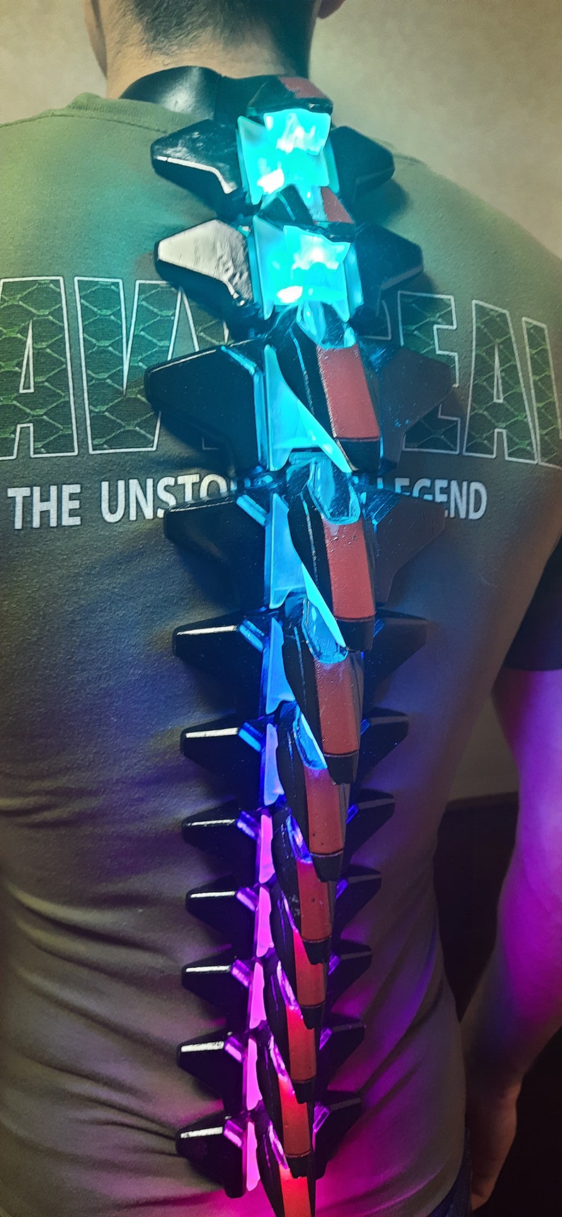 Cyberpunk Spine - Etsy