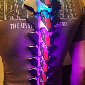 Cyberpunk Spine - Black Metallic - Etsy