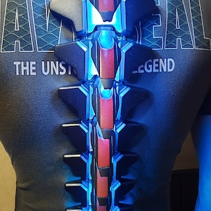 Cyberpunk Spine - Black Metallic - Etsy