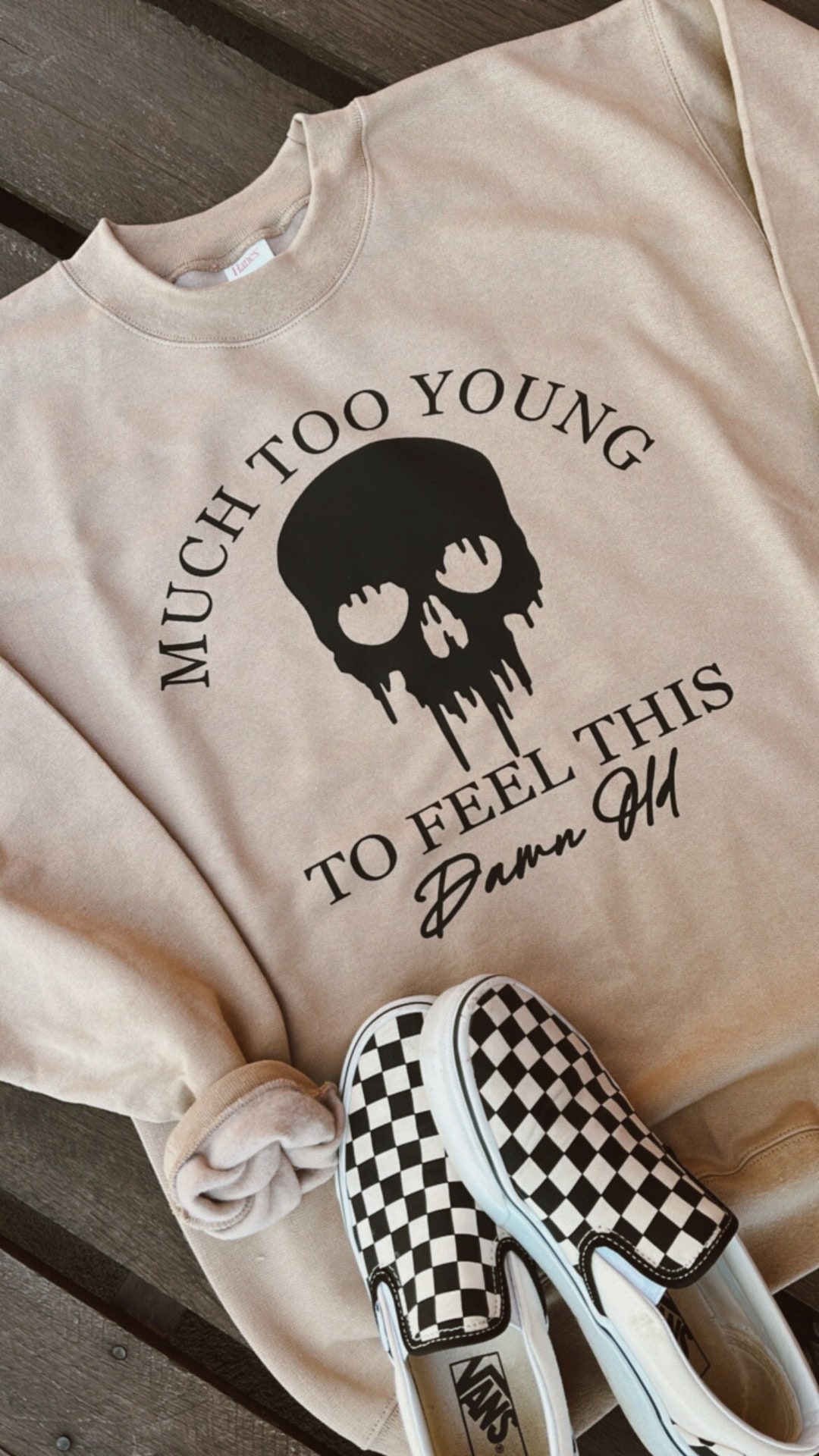 Much to Young to Feel This Damn Old Skeleton Grunge Neutral Fall ...
