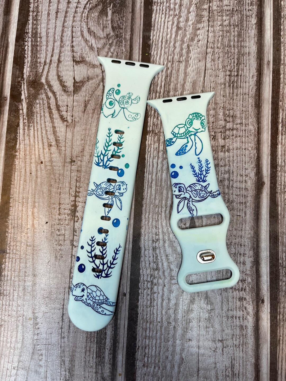 Sea Turtle Watch Band Apple Watch File - Etsy