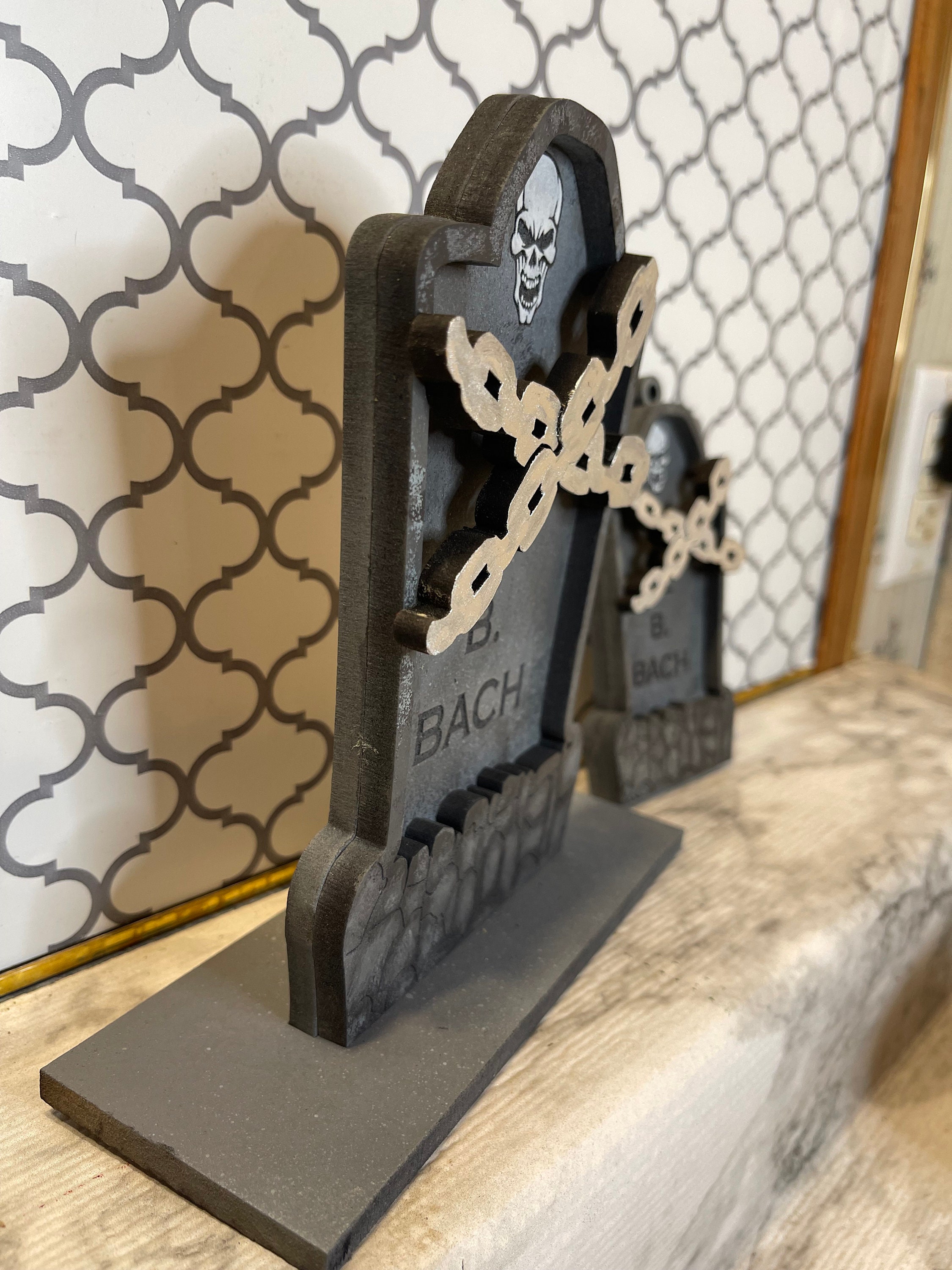 Digital File Tombstone Al B. Bach Halloween File Laser Cut - Etsy