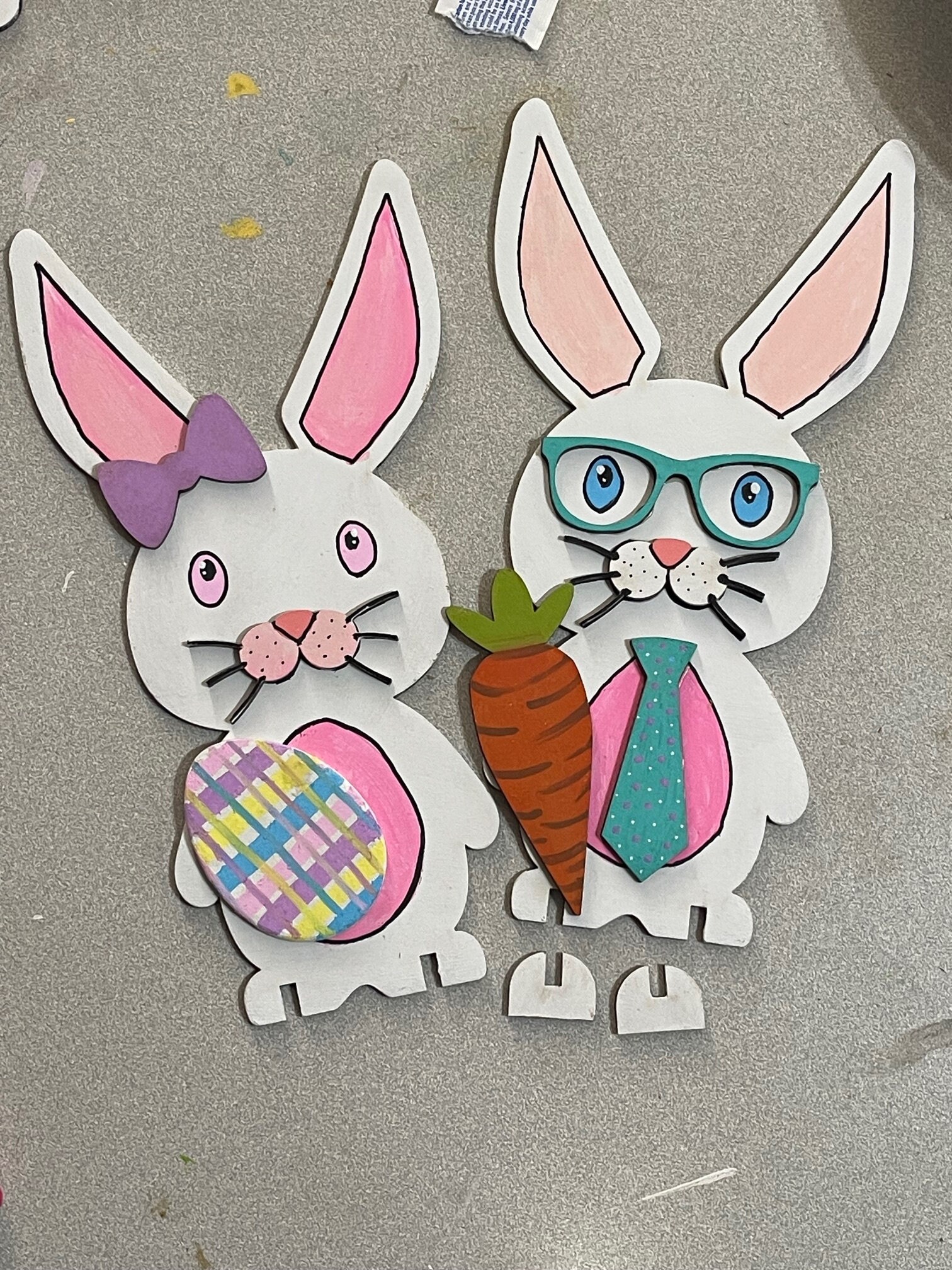 Build Your Own Easter Bunny Laser Cut File - Etsy