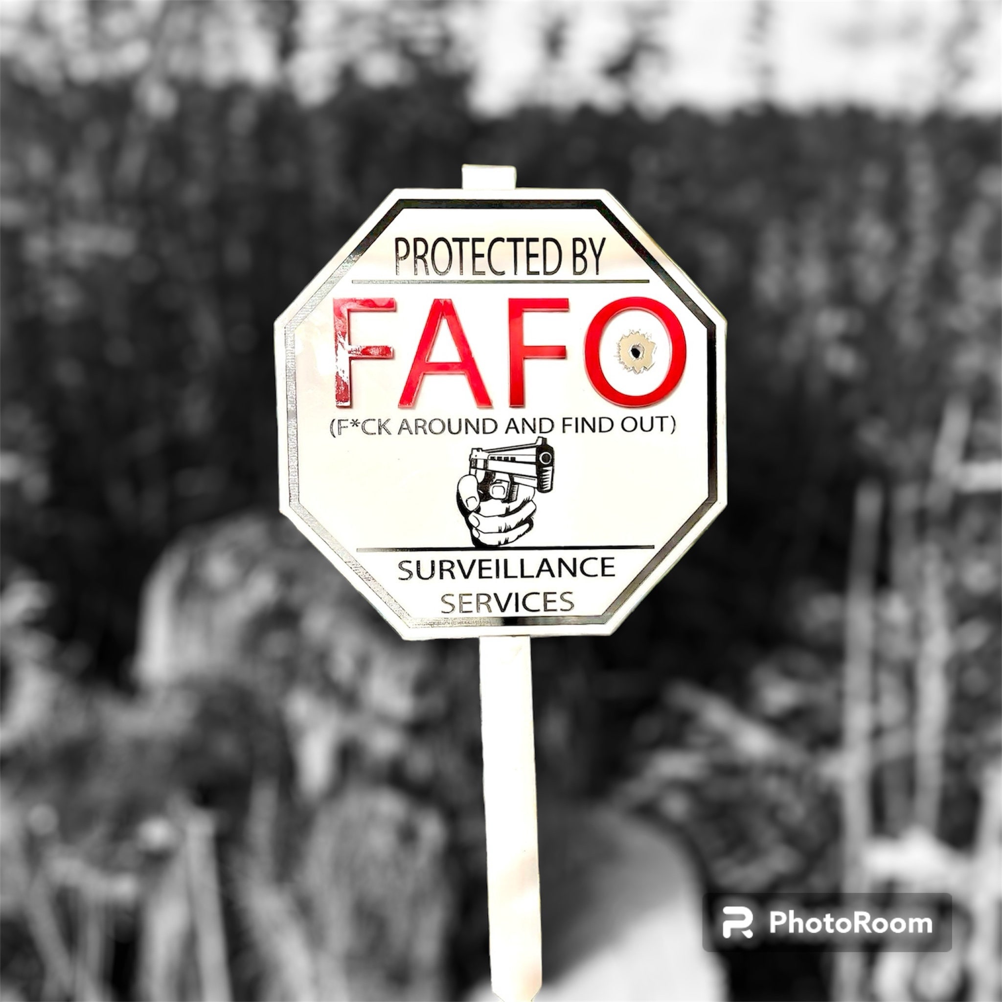 FAFO Yard Sign Cut File Laser Cut FAFO Sign - Etsy