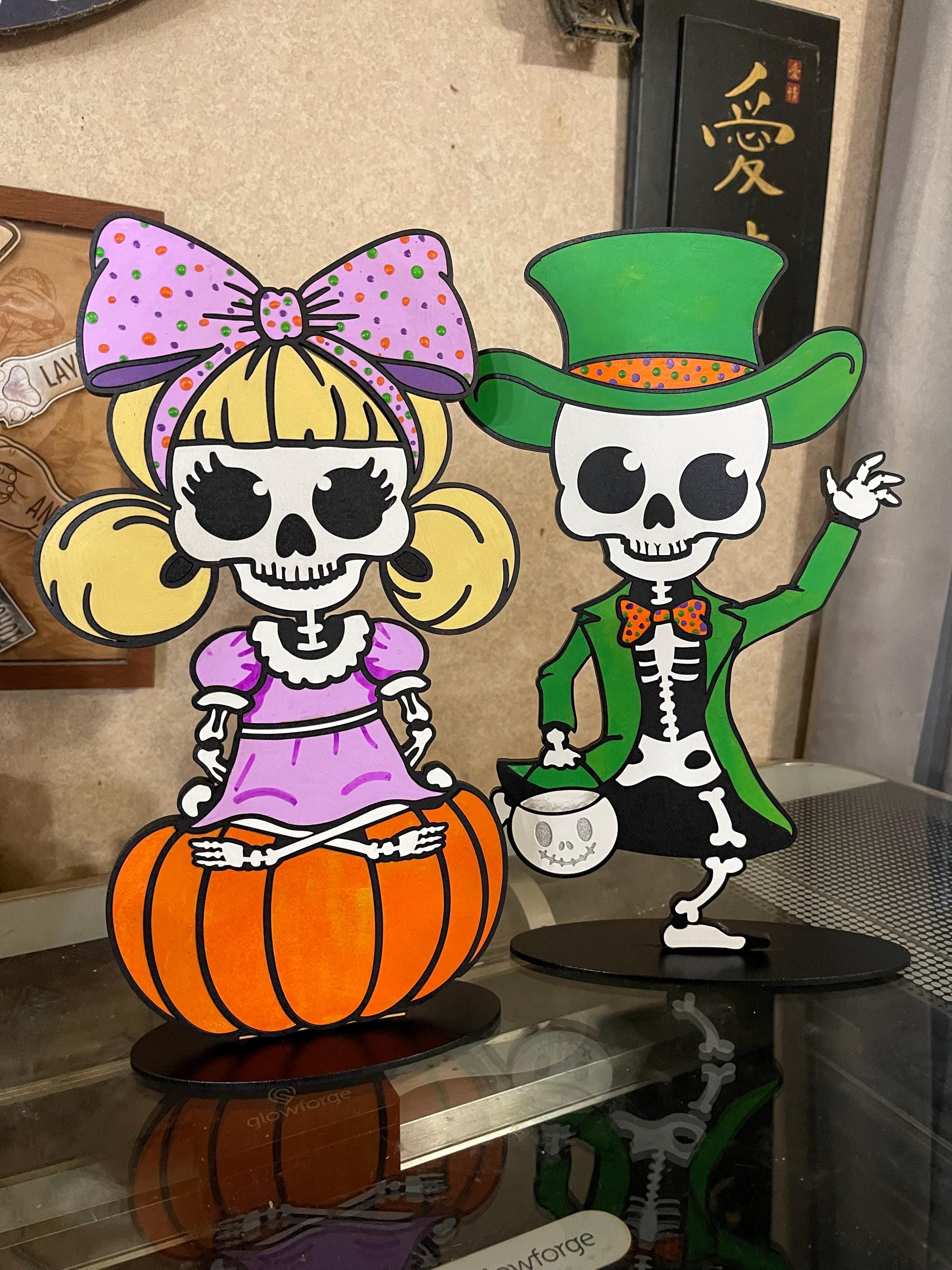 Halloween Trick or Treat Monster Stands Bundle 9 Sets Laser Cut ...