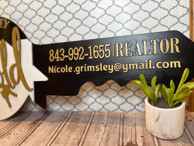 Realtor SOLD Key Sign Laser Cut File (digital Download) - Etsy