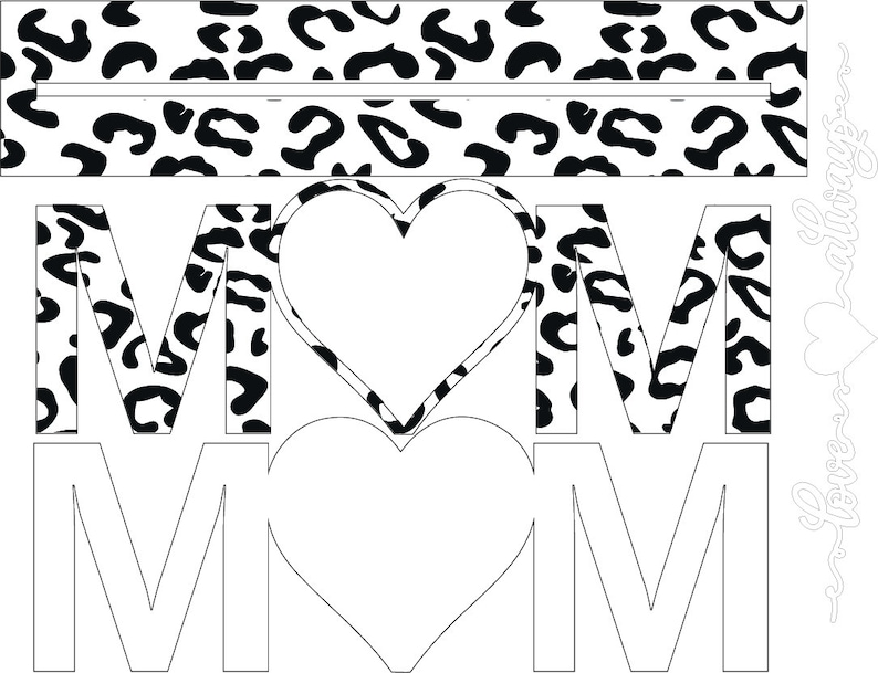 Digital File MOM Stand With Photo Mother's Day Birthday - Etsy