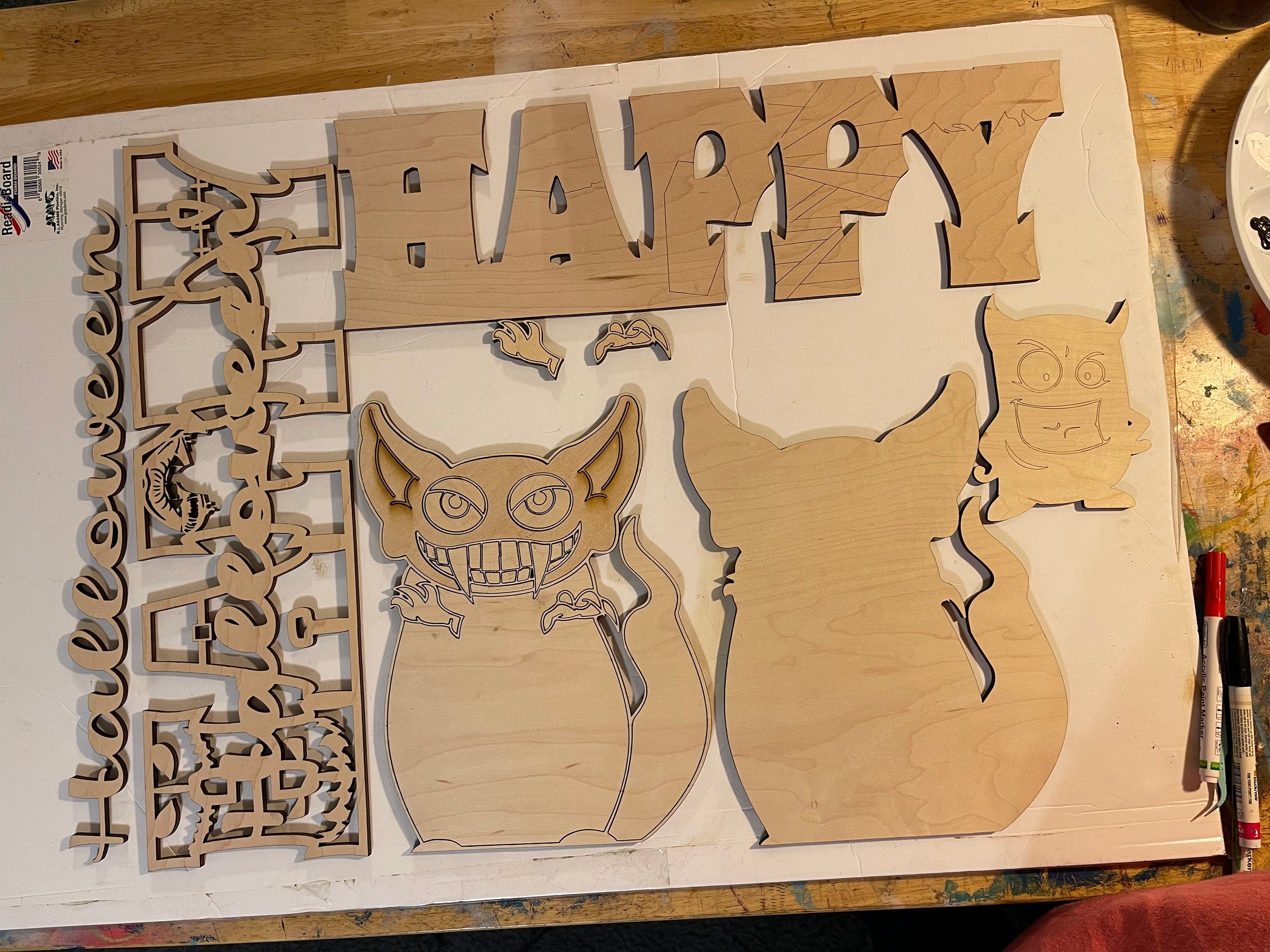 Digital File Halloween Goblin Halloween Decorations Laser Cut - Etsy
