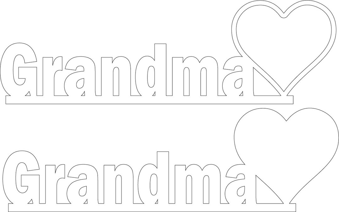 Digital File Grandma Stand Grandma Mother's Day Gift Grandma Gift ...