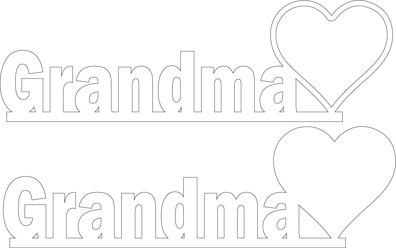 Digital File Grandma Stand Grandma Mother's Day Gift - Etsy Australia