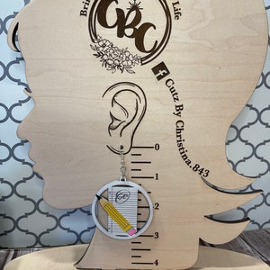 Earring Head Display Stand Laser Cut Earring Display - Etsy