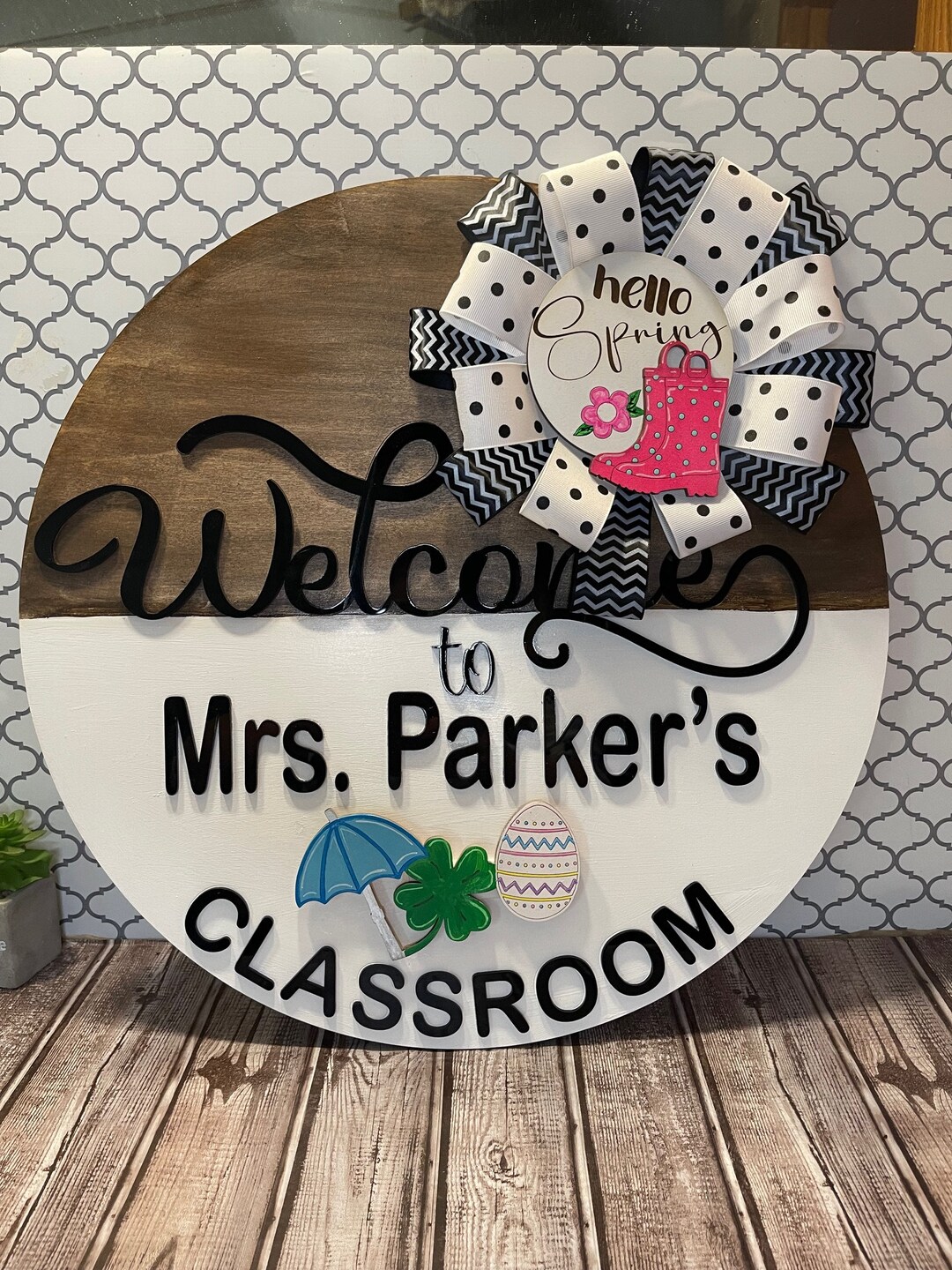 Interchangeable Classroom Door Hanger Laser Cut Classroom Deco - Etsy
