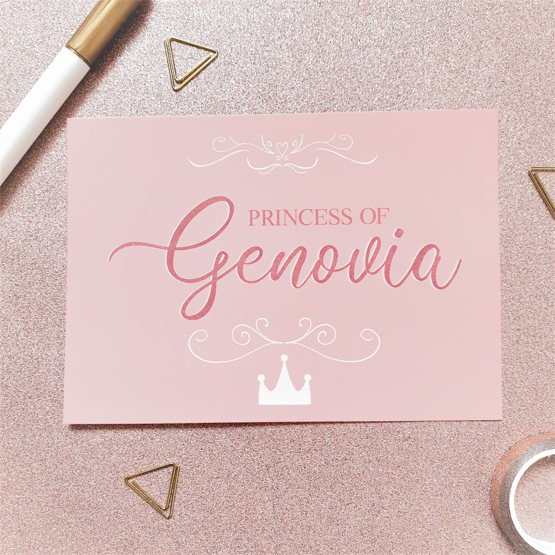 Princess of Genovia Postcard Princess Diaries Inspired | Etsy