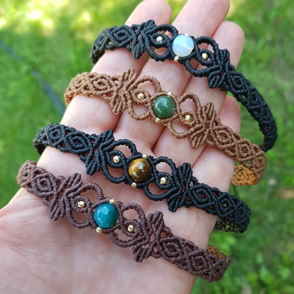 Macrame Choker - Etsy