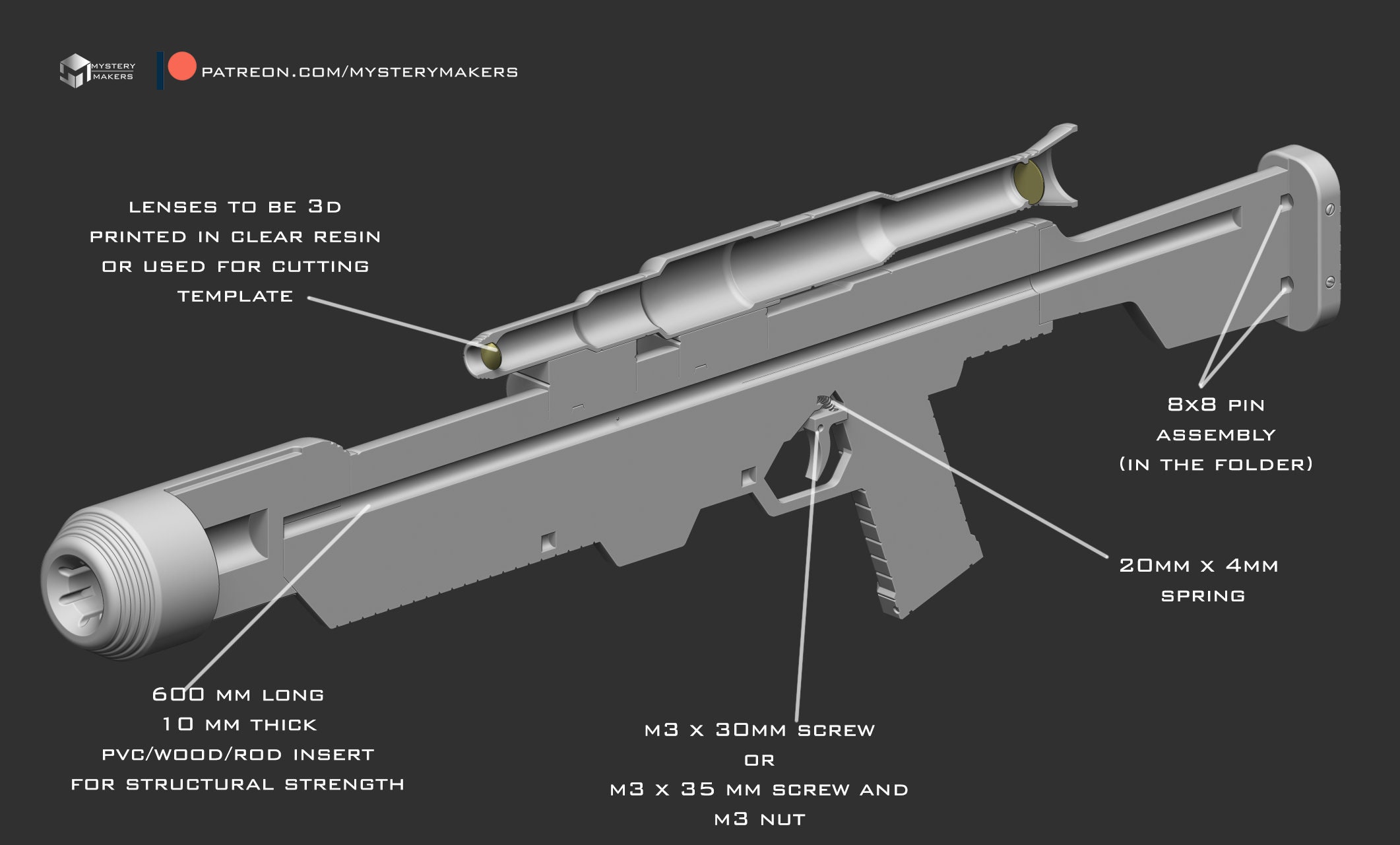 Shae Vizla Blaster Rifle kit Movie Prop Cosplay - Etsy Australia