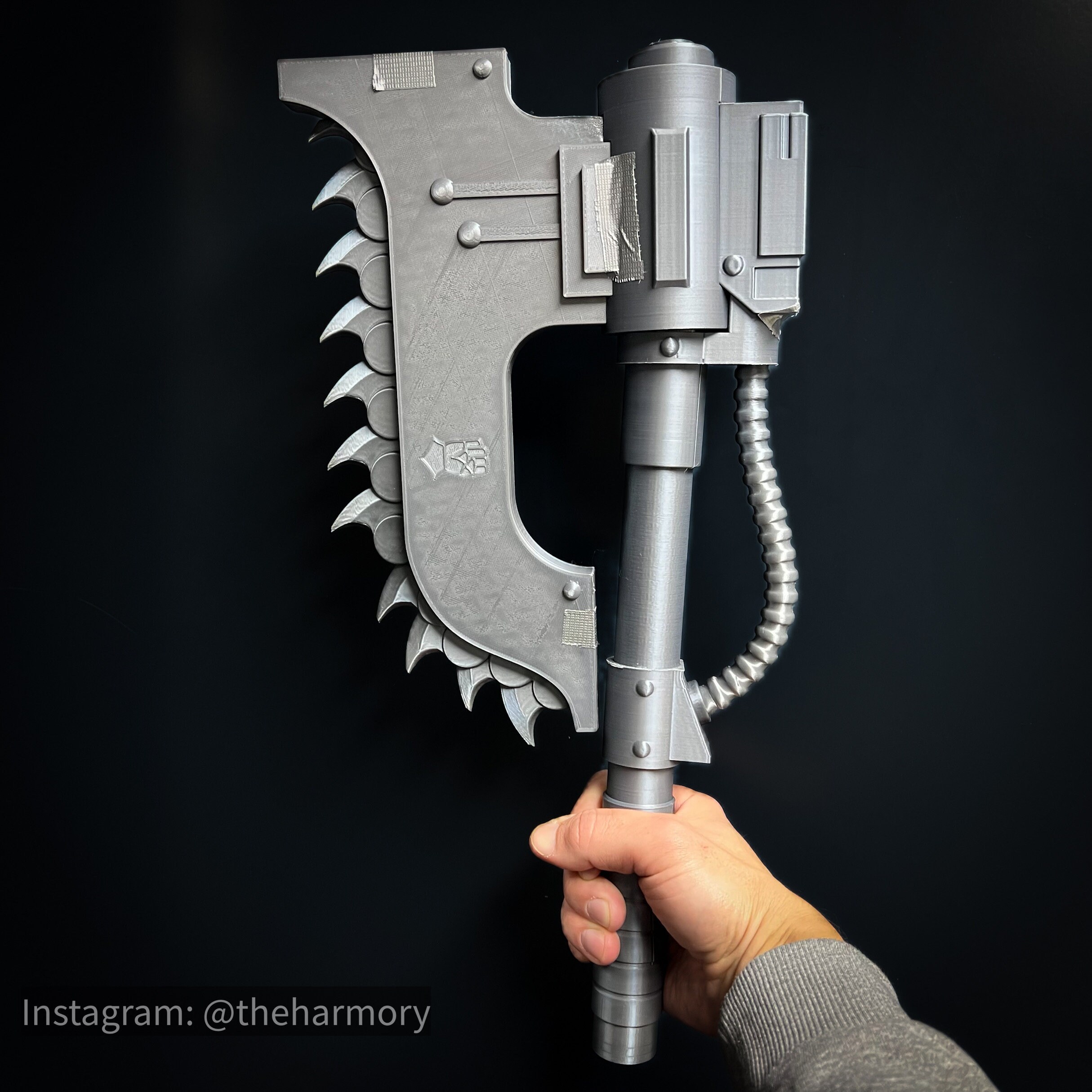 Warhammer 40K Chainaxe 3D Print KIT Version Life-size Cosplay - Etsy
