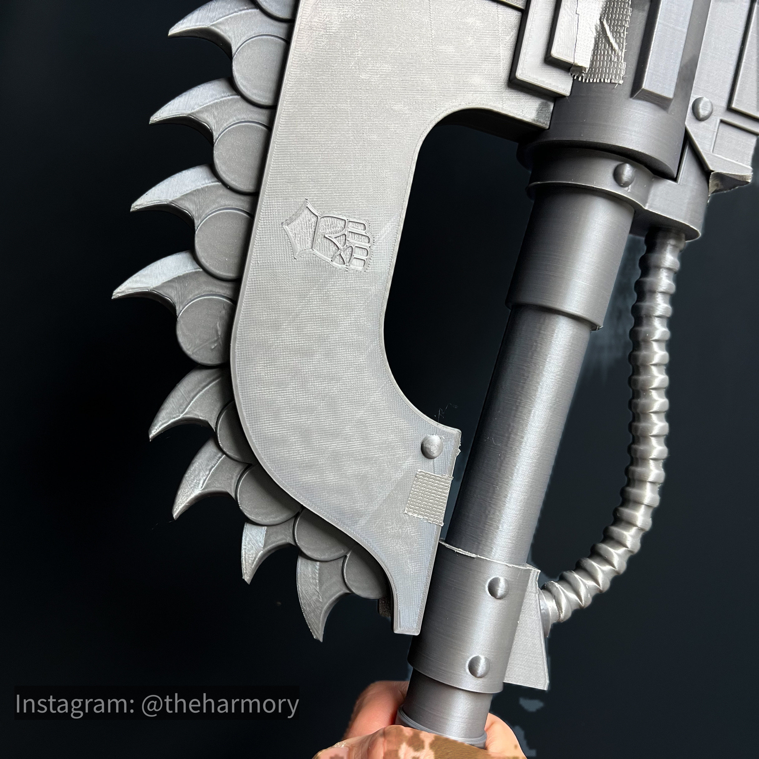 Warhammer 40K Chainaxe 3D Print KIT Version Life-size Cosplay - Etsy