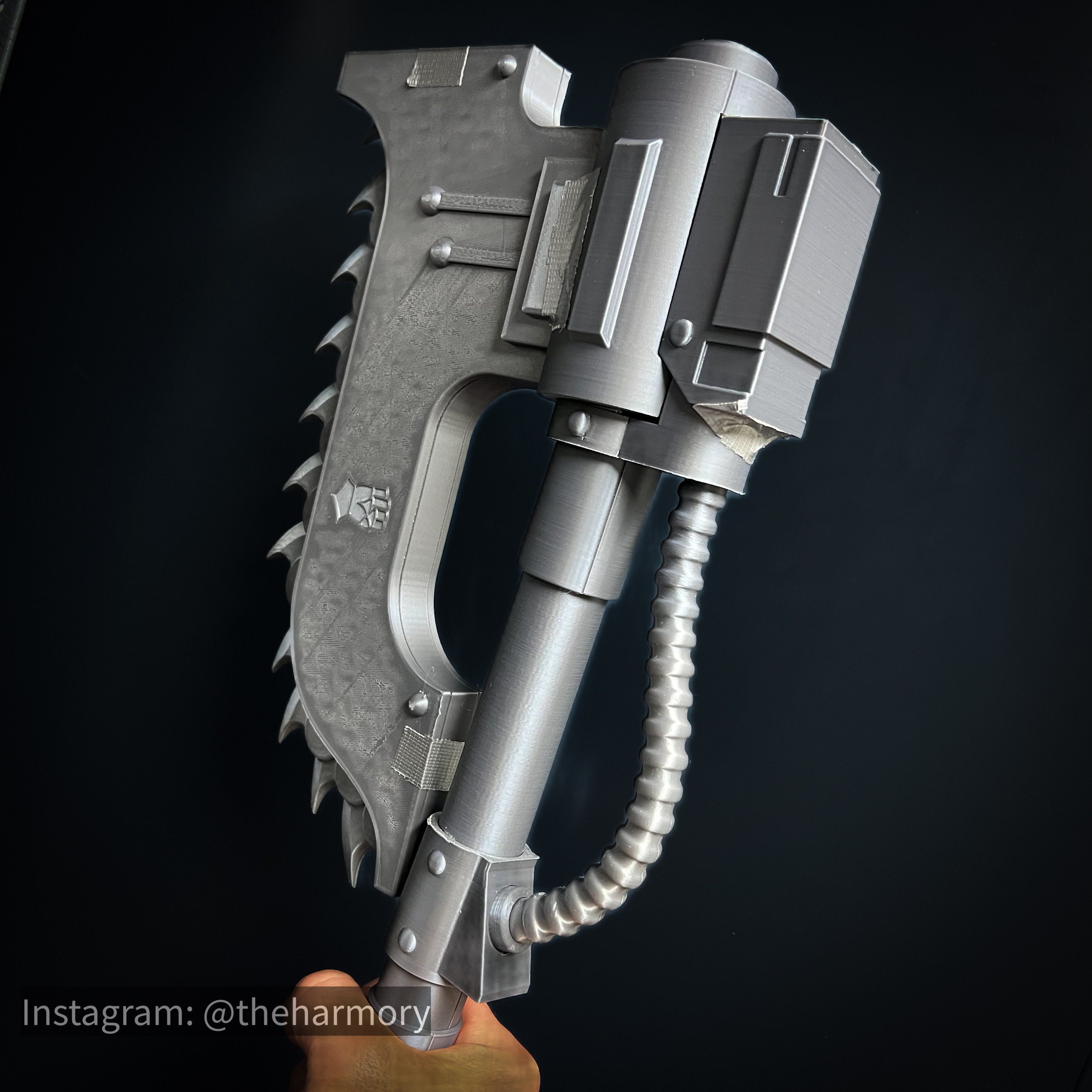 Warhammer 40K Chainaxe 3D Print KIT Version Life-size Cosplay - Etsy