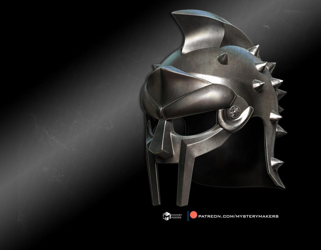 The Gladiator Inspired Maximus Decimus Meridius Helmet. Cosplay Full ...