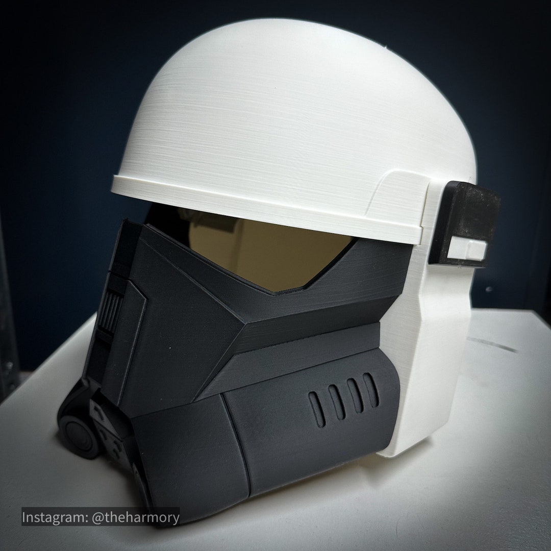 Imperial Super Commando Helmet, Mandalorian Season 3. Cosplay Full Size ...