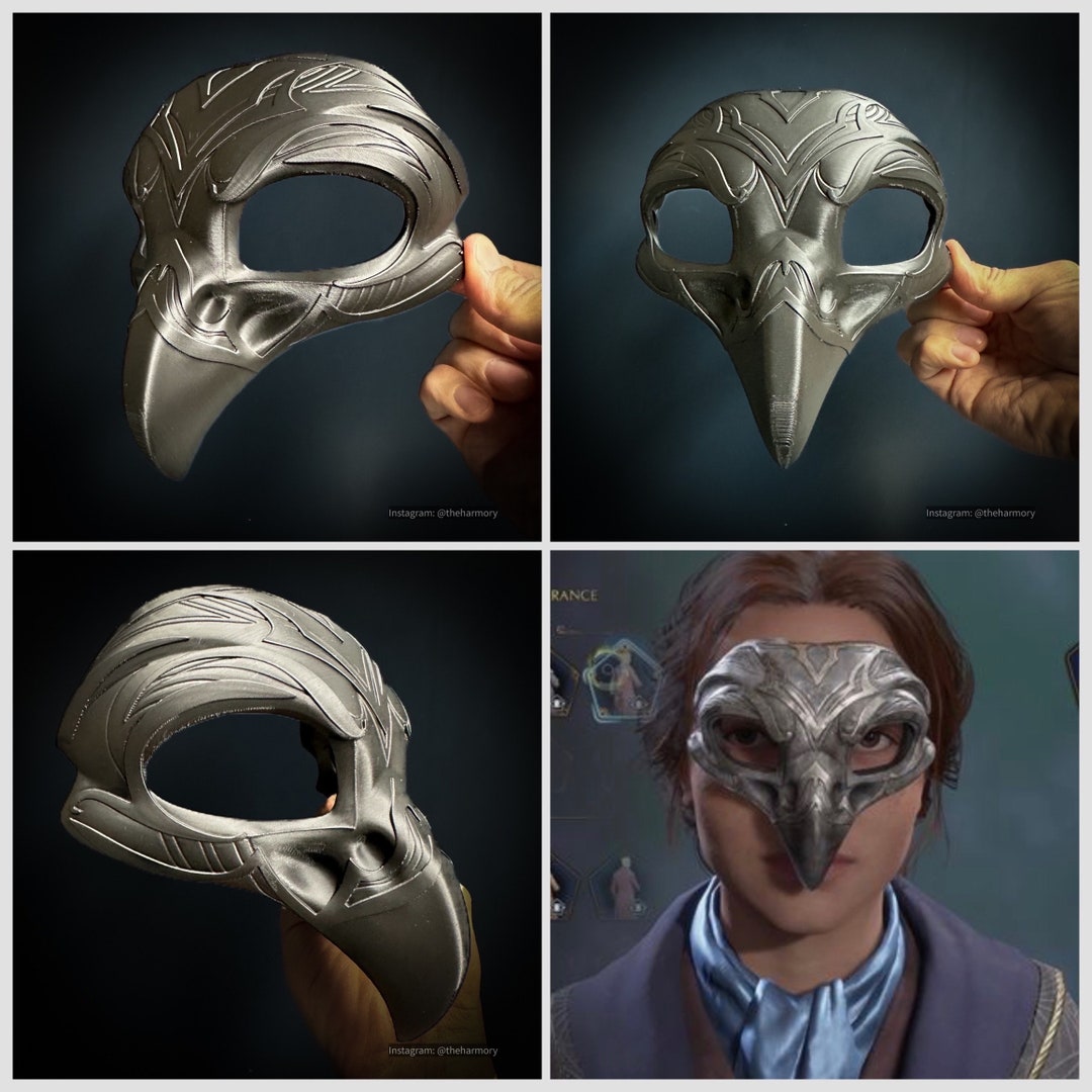 Wearable 1:1 Scale Hogwarts Legacy Beaked Skull Mask Harry Potter. - Etsy