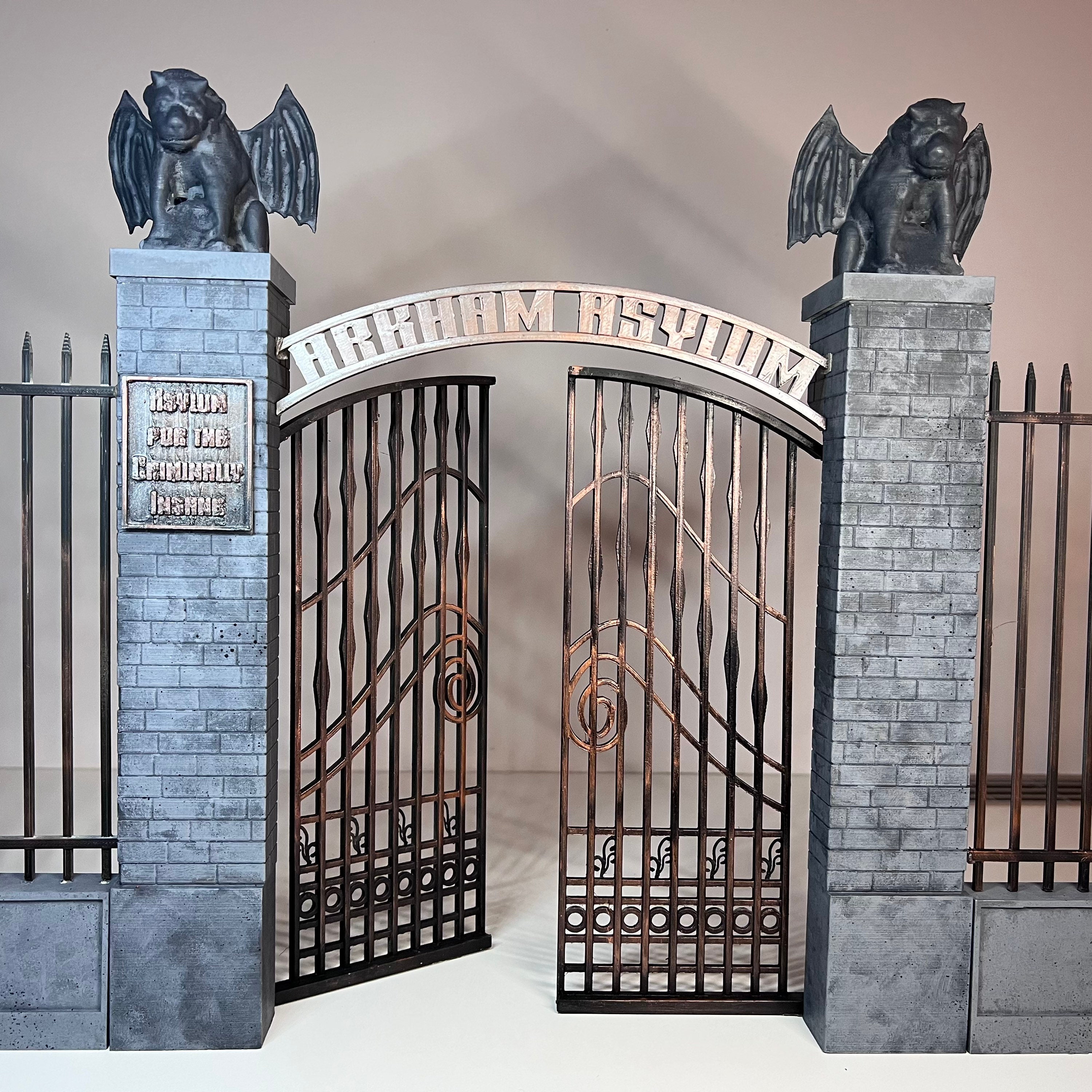 Arkham Asylum Diorama Mcfarlane Sized - Etsy