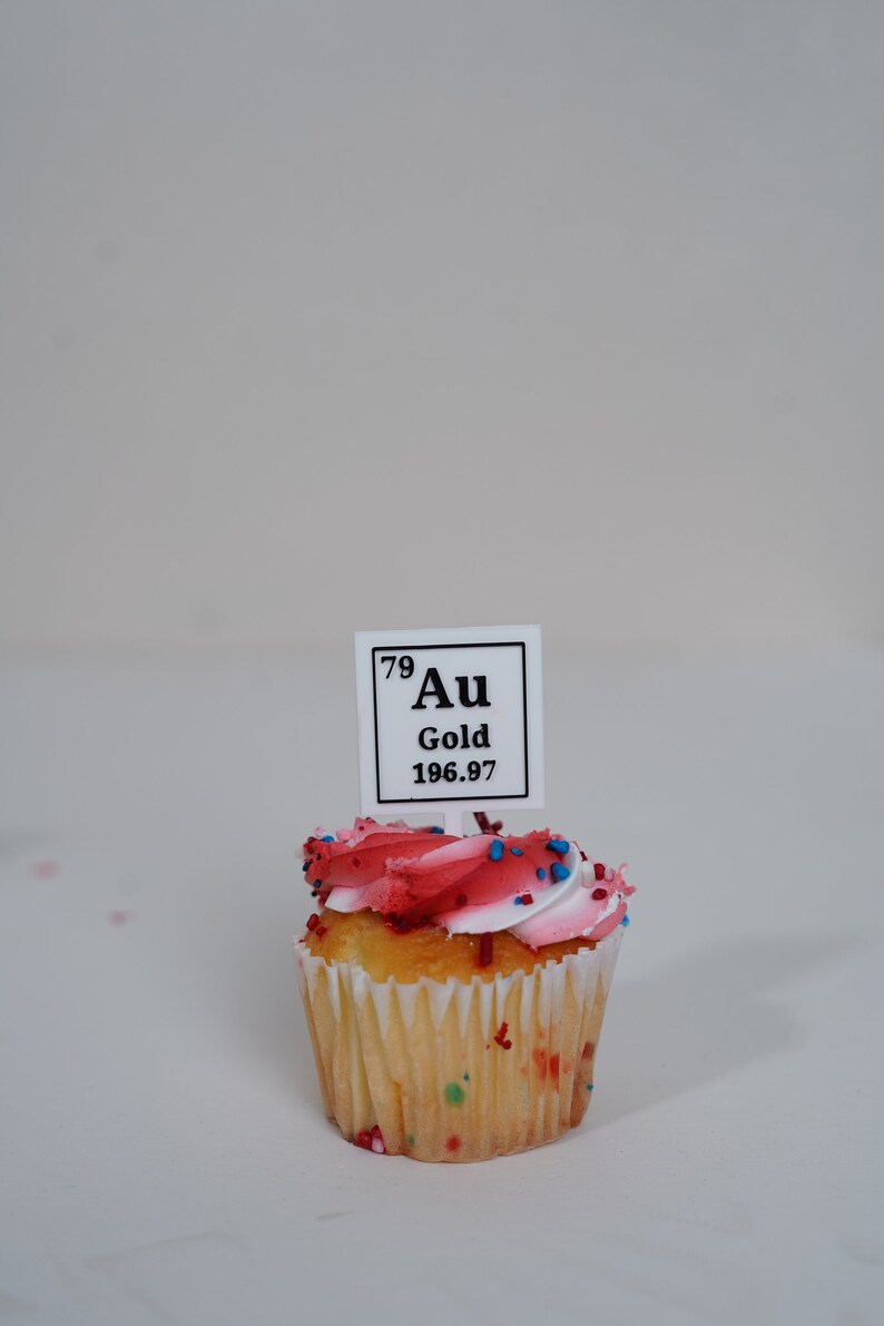 Cupcake Toppers: Periodic Table Elements set of 8 - Etsy Singapore