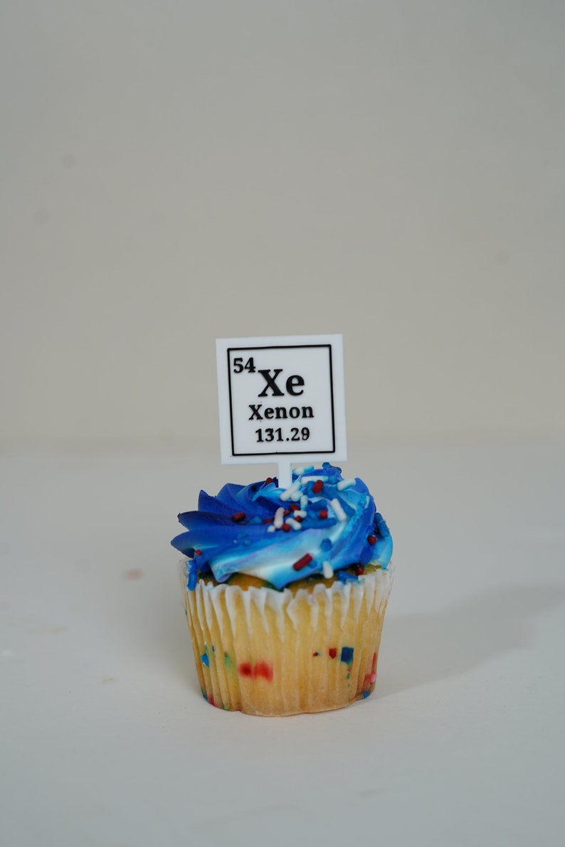 Cupcake Toppers: Periodic Table Elements set of 8 - Etsy Singapore